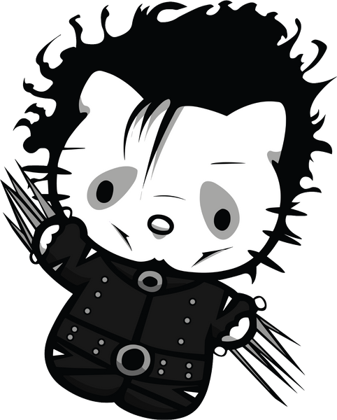 Hello Kitty Edward Scissorhands – Dizzy Printing